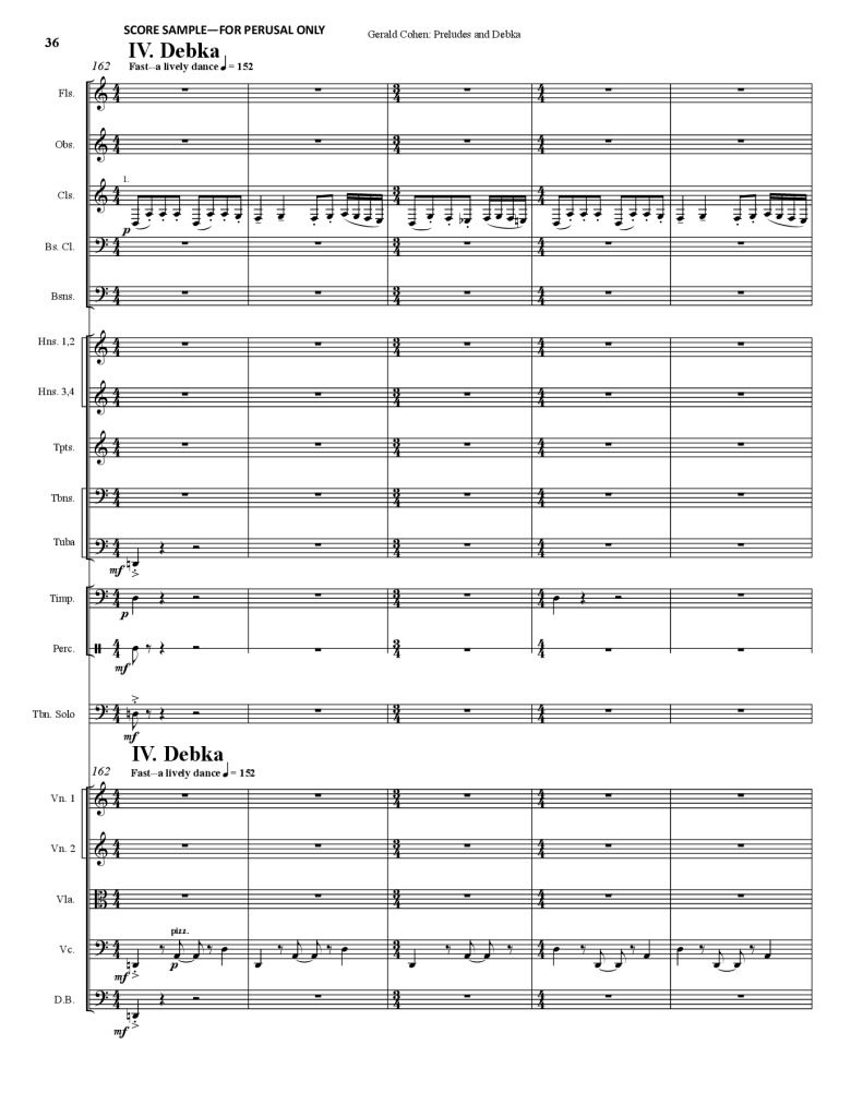 Preludes and Debka, for trombone and orchestra (2009) | 13' - Gerald ...